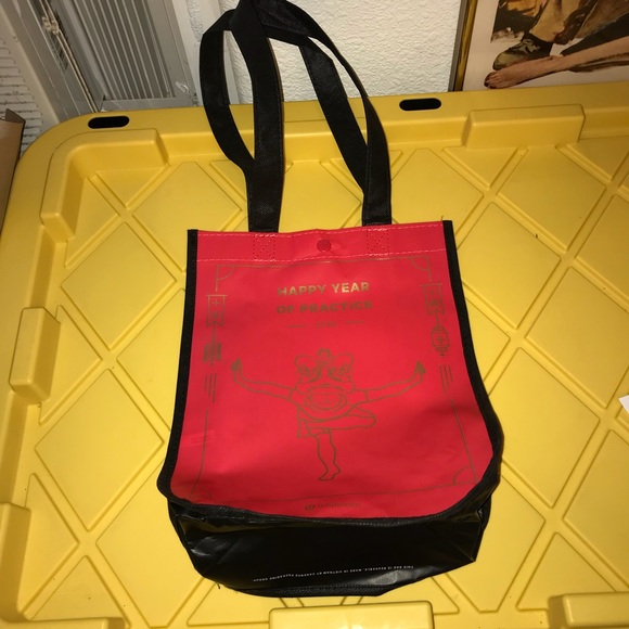 lululemon athletica | Bags | Rare Lululemon Small Shopping Bag Chinese ...